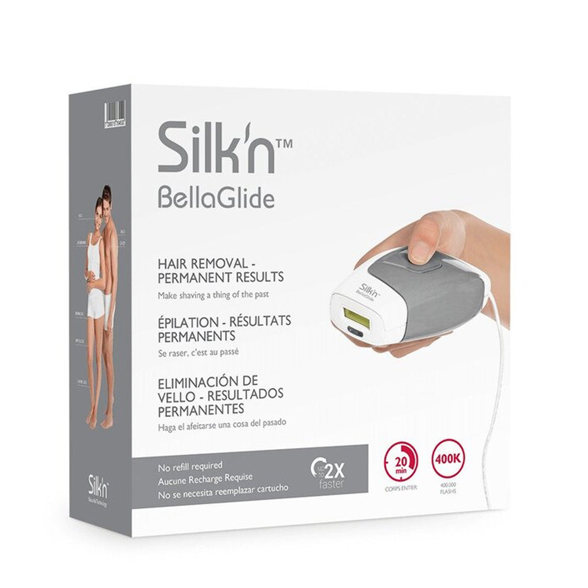Reacondicionado Depiladora permanente de luz pulsada Silk'n Bella Glid | Silk'n
